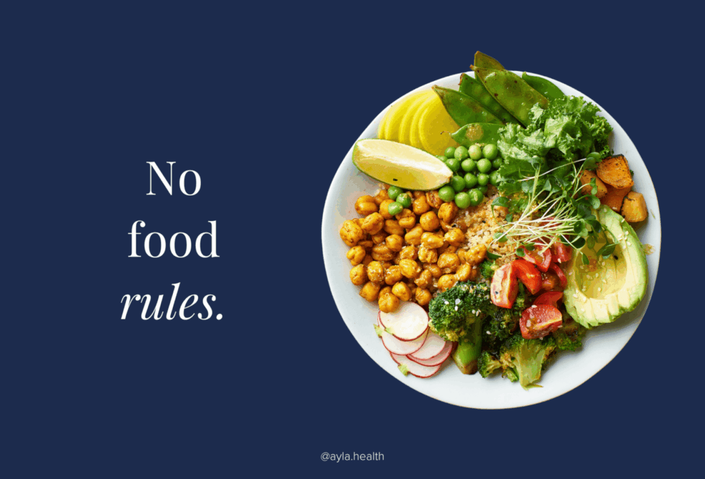 Our Approach: No Food Rules - Ayla Health